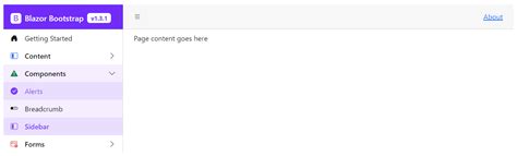 Blazor Sidebar Component Blazor Bootstrap Docs
