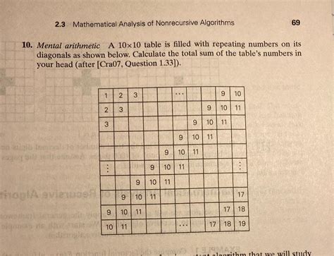 solved 2 3 mathematical analysis of nonrecursive algorithms