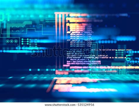 programming code abstract technology background software stock illustration 535124956