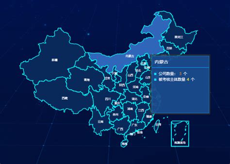 echarts地图修改高亮颜色及区域界线颜色 码上快乐