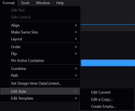 Steps To Edit Style And Template With Wpf Blend Control Syncfusion
