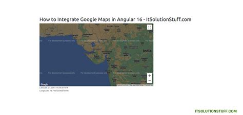 Angular 16 Integrate Google Maps Example ItSolutionStuff