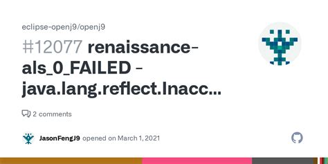 Renaissance Als 0 FAILED Java Lang Reflect