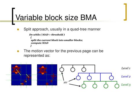 ppt implementation of variable block size motion estimation algorithm using systolic array