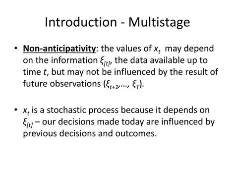 ppt introduction to multistage stochastic programming powerpoint presentation id 2264571