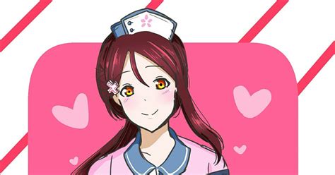 Love Live Nurse 1girl Nurse Riko Pixiv