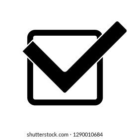 Check List Button Icon Check Mark Stock Vector Royalty Free