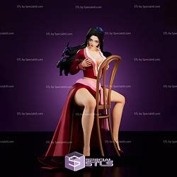 Boa Hancock Sexy On Chair Ready To D Print Specialstl