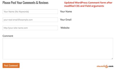 How To Style And Customize WordPress Comment Form Plus Modify