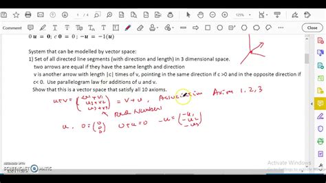 linear algebra ch 4 1 vector spaces and subspaces 1 youtube
