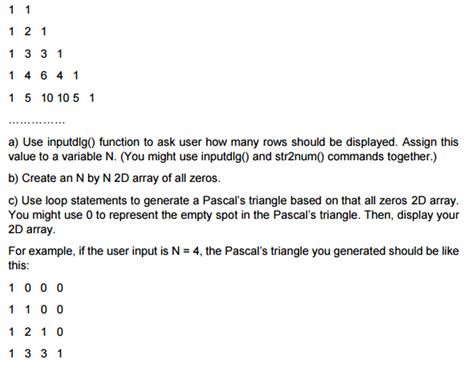 solved in mathematics pascal s triangle is a triangular