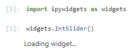Ipywidgets Stuck At Loading Widget In JupyterLab