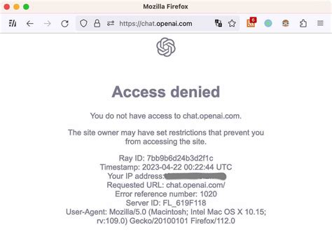 chatgpt access denied you do not have access to chat openai fix hot sex picture