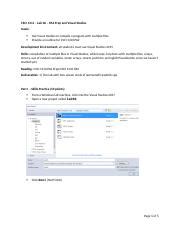 CSCI1411 Lab06 PA2 Prep And VS Docx CSCI 1411 Lab 06 PA2 Prep And