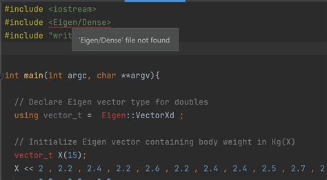 How To I Include Eigen Library In Clion IDEs Support IntelliJ