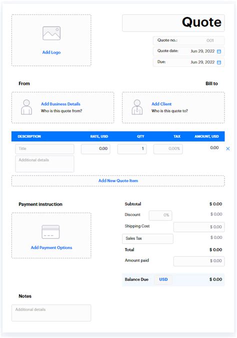 Difference Between A Quote And An Invoice Saldoinvoice