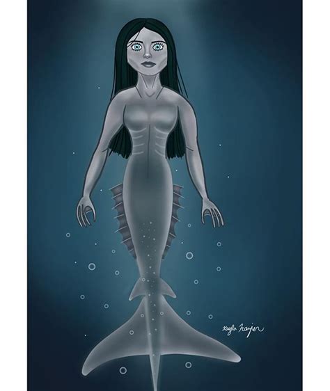 Ryn From Siren By Kayla Frazier Midnightfirefliesart Mermay Mermaid Mermay2019 Siren