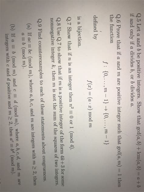 solved q 1 a use euclidean algorithm to find ged 267 79