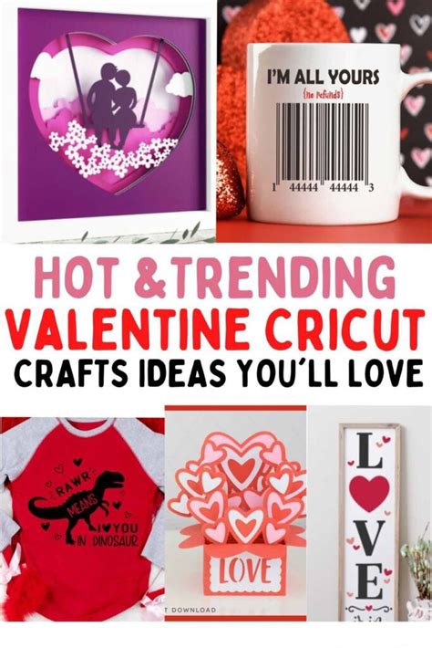 Cricut Valentine Ideas To Sell Or T Best Crafts In 2024