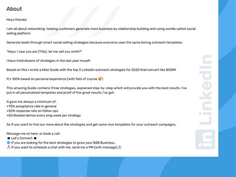 LinkedIn Summary And Bio Examples How To Write A LinkedIn Summary