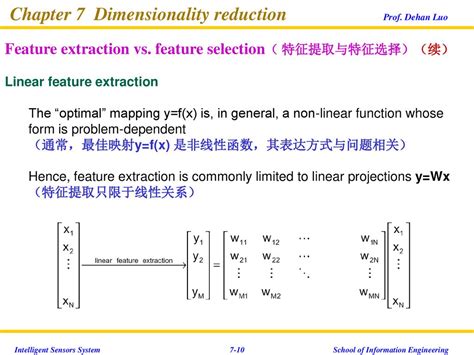 chapter 7 dimensionality reduction prof dehan luo ppt download
