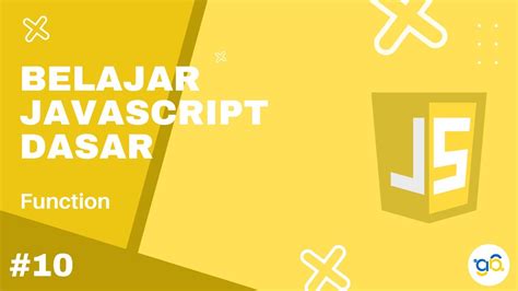 belajar javascript dasar 10 function youtube