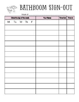 Bathroom Sign Out Sheet Pdf Printable Free FREE PRINTABLE TEMPLATES