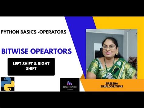 56 Bitwise Operators Left Shift And Right Shift YouTube