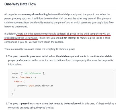 initial data from props but only object type data remains reactive · issue 12528 · vuejs vue
