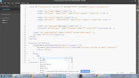 prevent an html form from submitting in javascript youtube