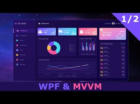 WPF MVVM Modern Main UI Design Part 1 2 Repository Of Styles