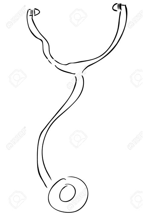 Drawing Of Stethoscope Step By Step Warehouse Of Ideas