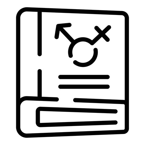 Sex Education Book Icon Outline Vector Sexual Health 15101029 Vector Art At Vecteezy