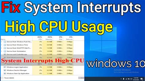 Windows 10 System Interrupts High CPU Usage FIX Fix System Interrupts