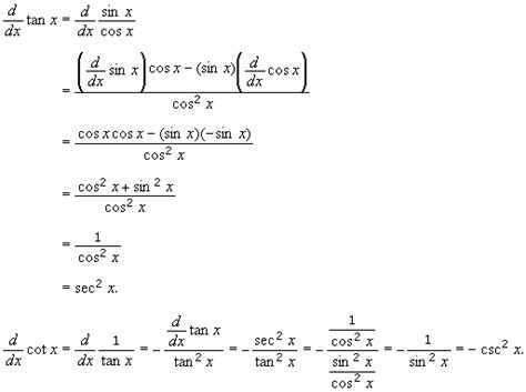 6 1 4 differentiation of trigonometric functions