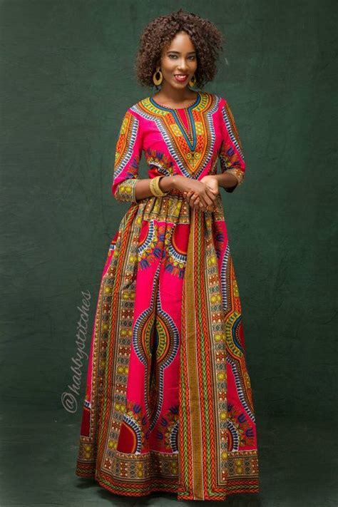 Chima Dashiki Maxi Dressafrican Dress African Print Dress Etsy African Dresses For Women