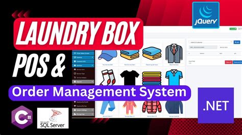 Laundry Box POS And Order Management System ASP NET MVC MSSQL