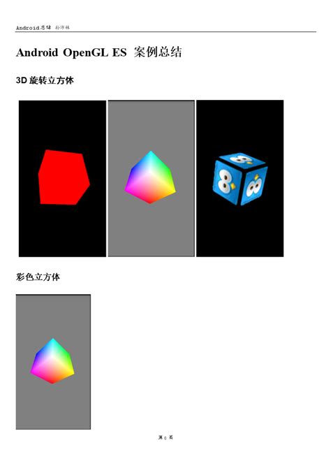 android opengl es 3 0教程 android opengl es 开发教程 pdf 3 csdn博客