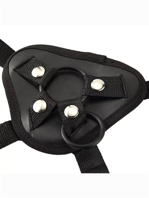 Strap On Realistic Dildo Sex Toy With Wearable Leather Harness Detachable Suction Cup Dildo For