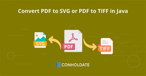 convert pdf to svg or pdf to tiff in java