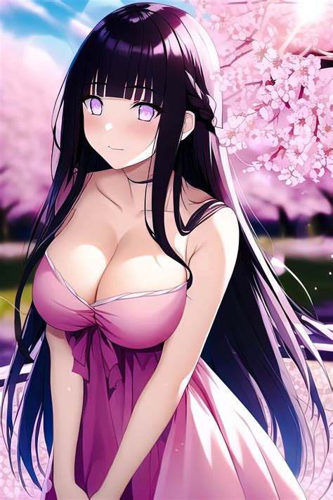 Nsfw Anime Girl Blue Hair White Eyes Waifu Spring Blossom Etsy