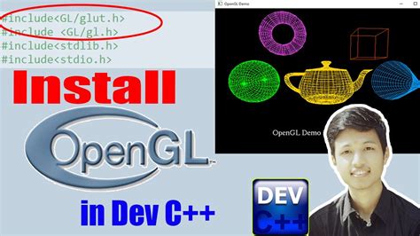 How To Install OpenGL In Dev C And Its Libraries Freeglut By Milan