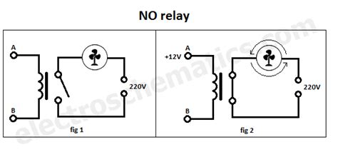 Normally Open Relay Diagram
