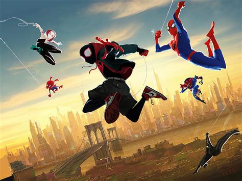 Spider Man Spider Man Into The Spider Verse Marvel Comics Miles Morales Hd Wallpaper Peakpx