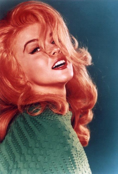 The Redhead Ann Margaret Ann Margret Beautiful Person Bombshell Hair
