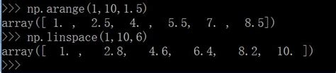 python 中range numpy arange 和 numpy linspace 的区别 csdn博客