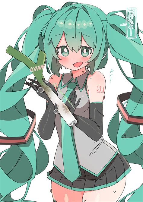 Hatsune Miku Vocaloid Drawn By Uruti 2388 Danbooru