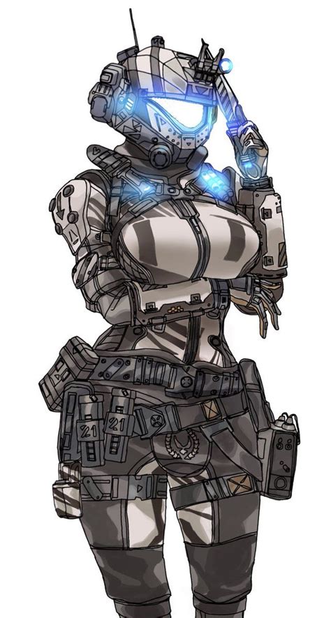 Rule 34 1girls Armor Breasts Clothed Female Knife Pilot Titanfall Pulse Blade Pilot Solo