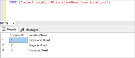 exec sql overview and examples