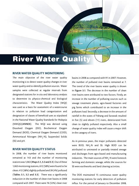 river water quality pdf